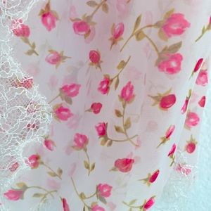 Victoria's Secret | Intimates & Sleepwear | Small Sheer Rose Lace Trim ...